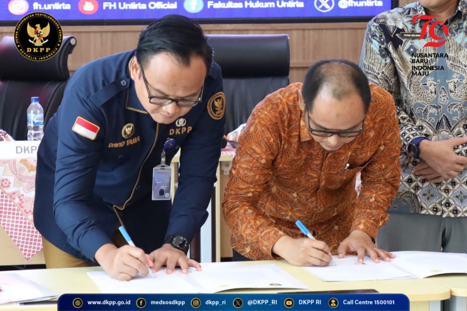 Teken MoU, DKPP Dapat Bersidang di Untirta – DKPP RI – Dewan Kehormatan ...